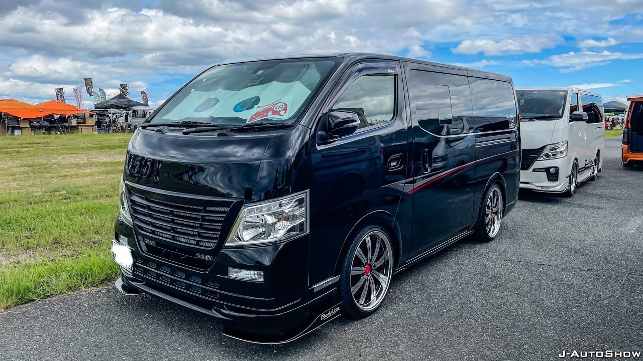 NV350 modified NISSAN URVAN VAN SBM Osaka2021 - SBM大阪2021 キャラバンカスタム ...