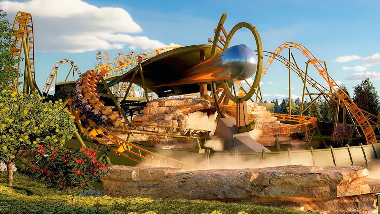 EPIC UNIVERSE Fly-Through; Celestial Park - YouTube