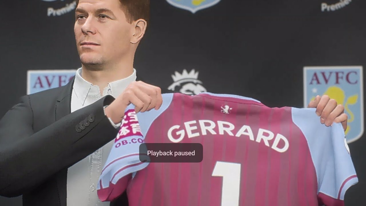 FIFA 22 | Manager Face Steven Gerrard : Aston Villa • PC Gameplay - YouTube