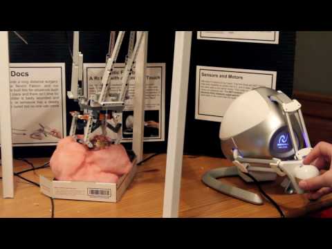 RoboDOCS: Remote Surgery Robot with Haptic Feedback - YouTube
