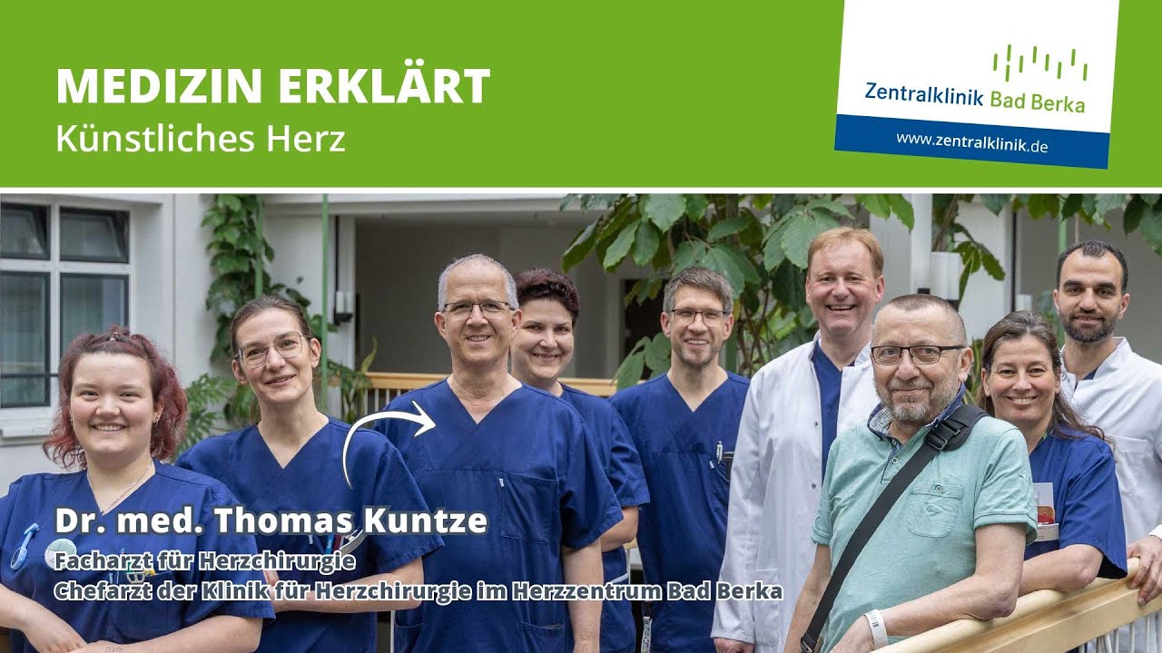 Kunstherz: Chefarzt Dr. Thomas Kuntze im Interview - YouTube
