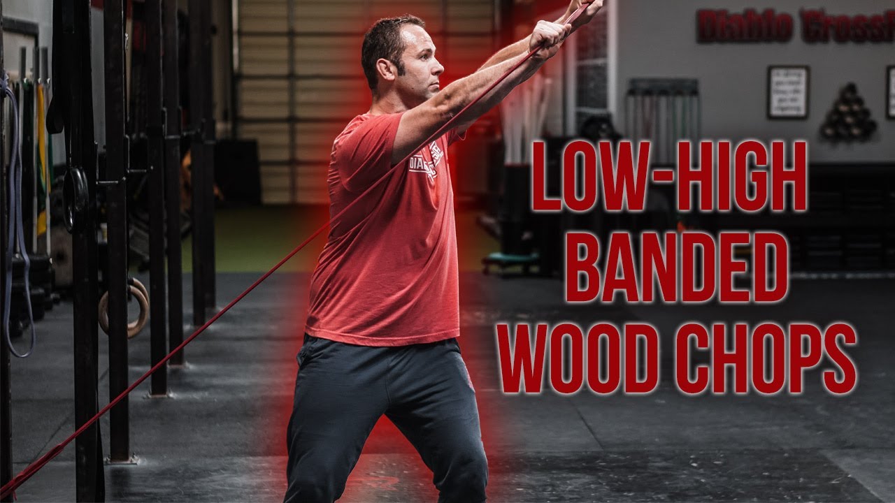 Low-High Banded Wood Chop - YouTube