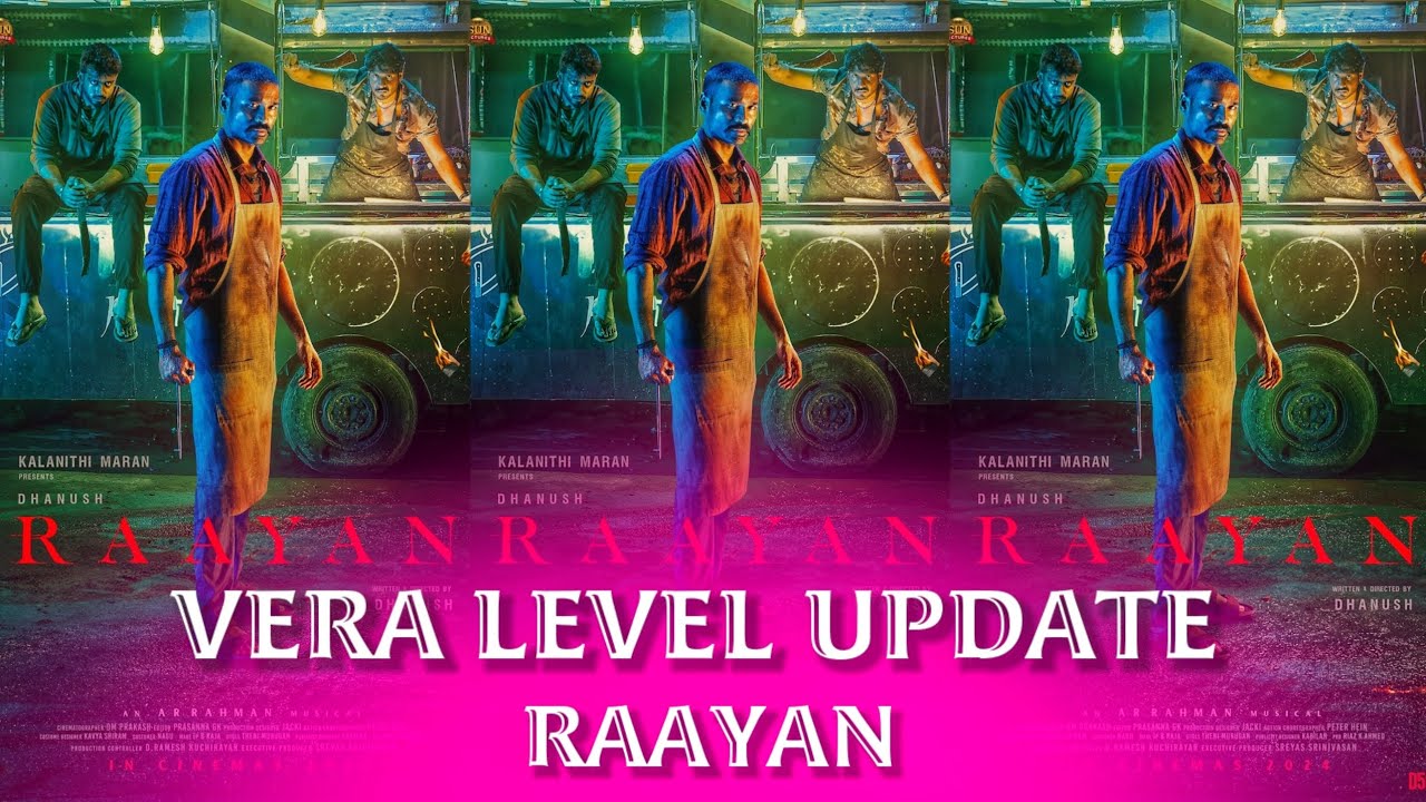 Dhanush Raayan Vera Level Update 🔥🤩 Raayan First Look #d50 #dhanush # ...