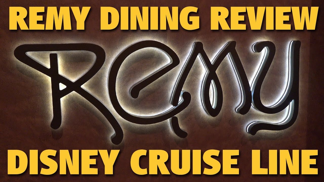 Remy Dining Review | Disney Cruise Line - YouTube