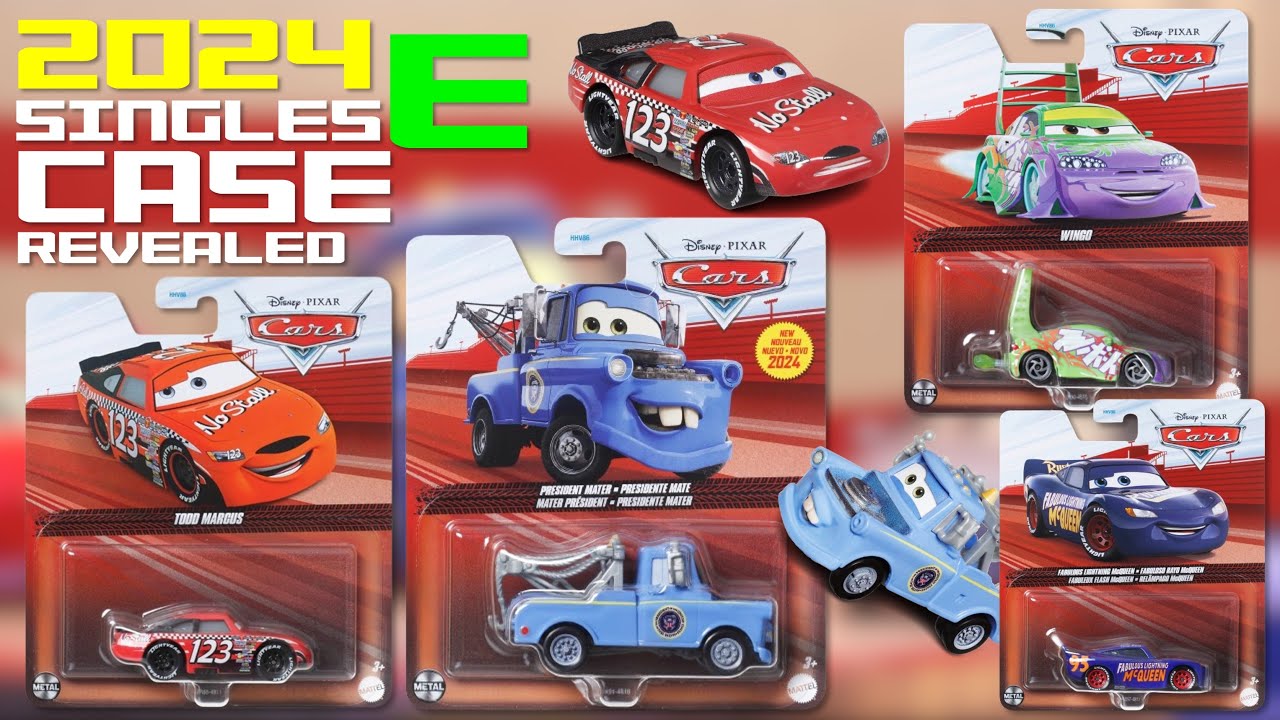 Mattel Disney Cars 2024 Singles Case E COMPLETE Contents - President ...