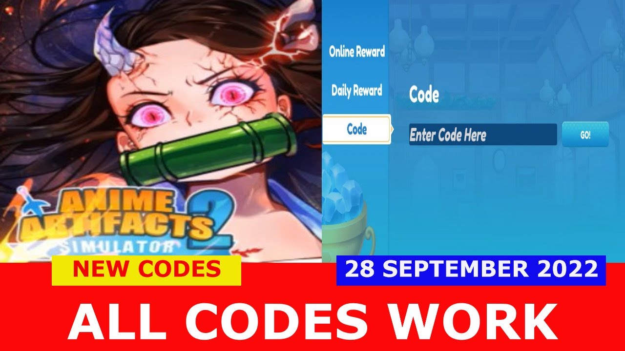 *ALL CODES WORK* [Update] Anime Artifacts Simulator 2 ROBLOX | 28 ...