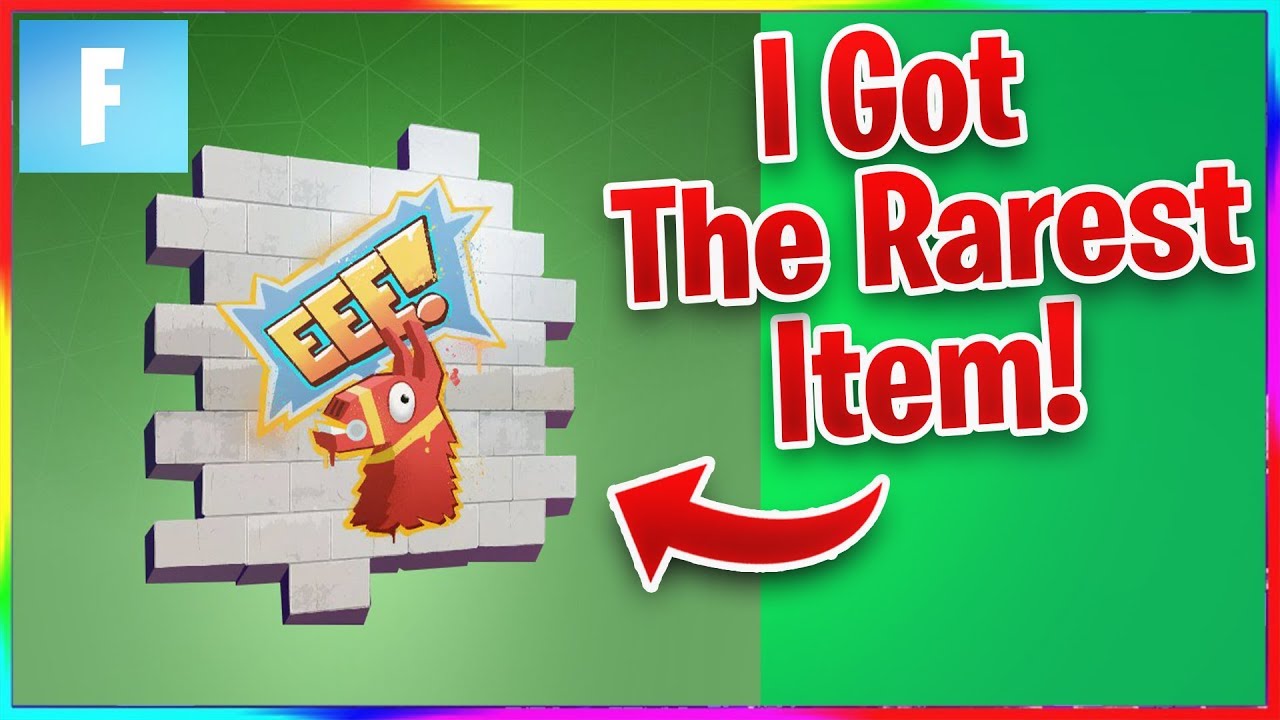 HOW I GOT THE RAREST ITEM IN FORTNITE! THE "EEE!" SPRAY! (And How to ...