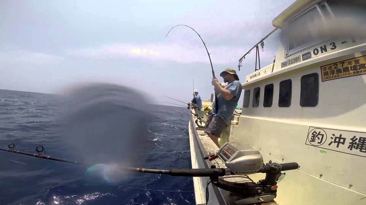 Seth Cooley bringing in a Tuna - YouTube