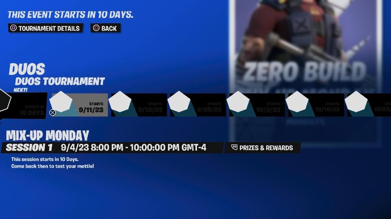 How Many Points To Win The Zero Build Mix-Up Monday - YouTube