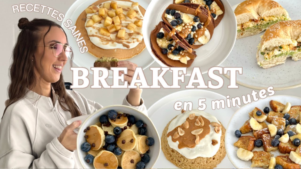 BREAKFAST EXPRESS | 1 semaine de petit déjeuner prêt en 5 min | meal ...