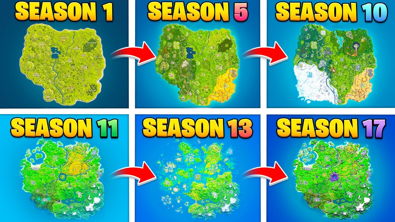 Fortnite’s EVOLUTION Of The Island - YouTube