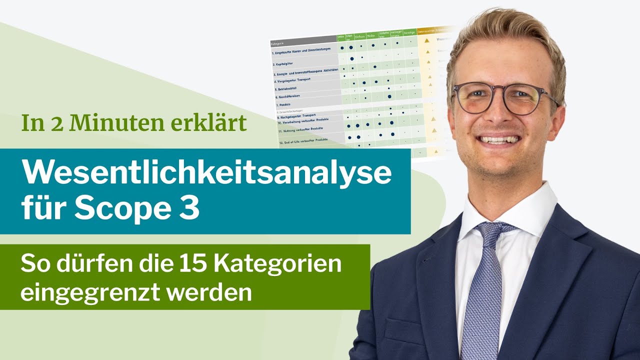 Wesentlichkeitsanalyse für Scope 3 Emissionen | So dürfen die 15 ...
