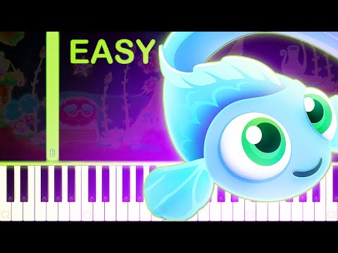 SUPER STARFISH THEME - EASY Piano Tutorial - YouTube