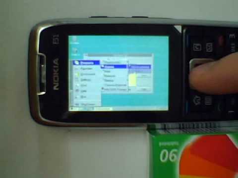 Windows 3.1 running on Nokia E51 symbian S60 3rd Edition FP1 - YouTube