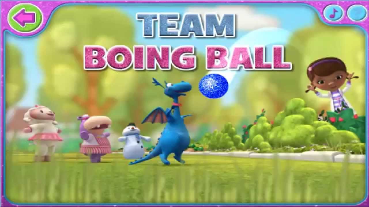 Disney's Doc McStuffins - Sparkly Ball Sports Team Boing Ball - YouTube