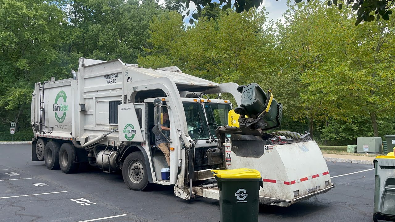 Envirogreen Mack LE Wittke Starlight curotto can garbage truck on ...
