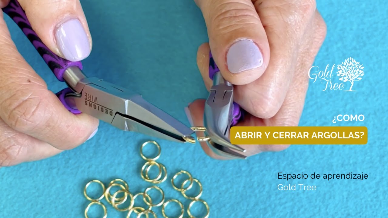 ¿Como abrir y cerrar argollas correctamente? - YouTube