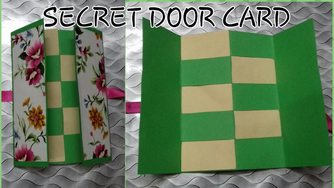 DIY - SECRET DOOR CARD TUTORIAL / HANDMADE / PAPER CRAFTING / EASY TO ...