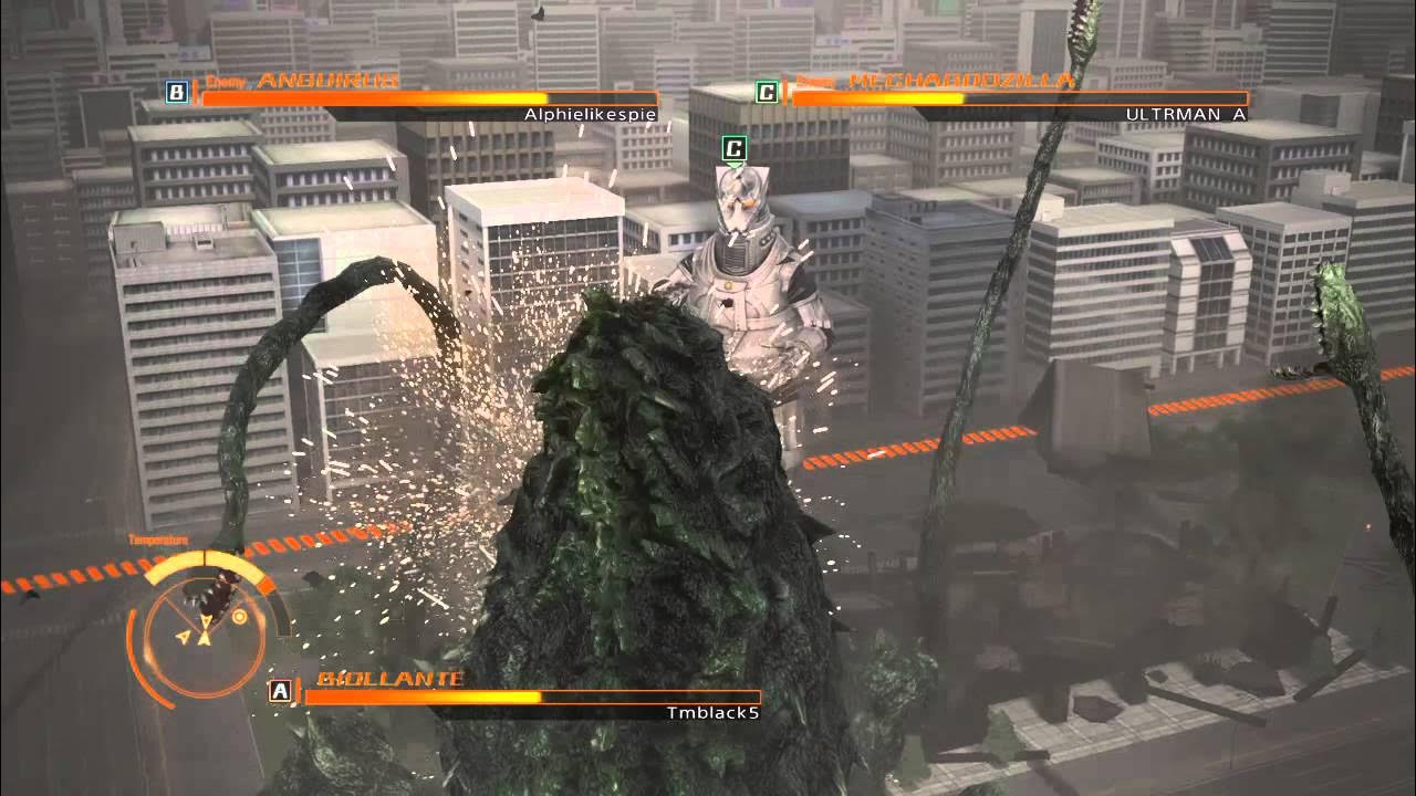 GODZILLA PS4 versus mode : Biollante vs. Anguirus vs. MechaGodzilla - YouTube
