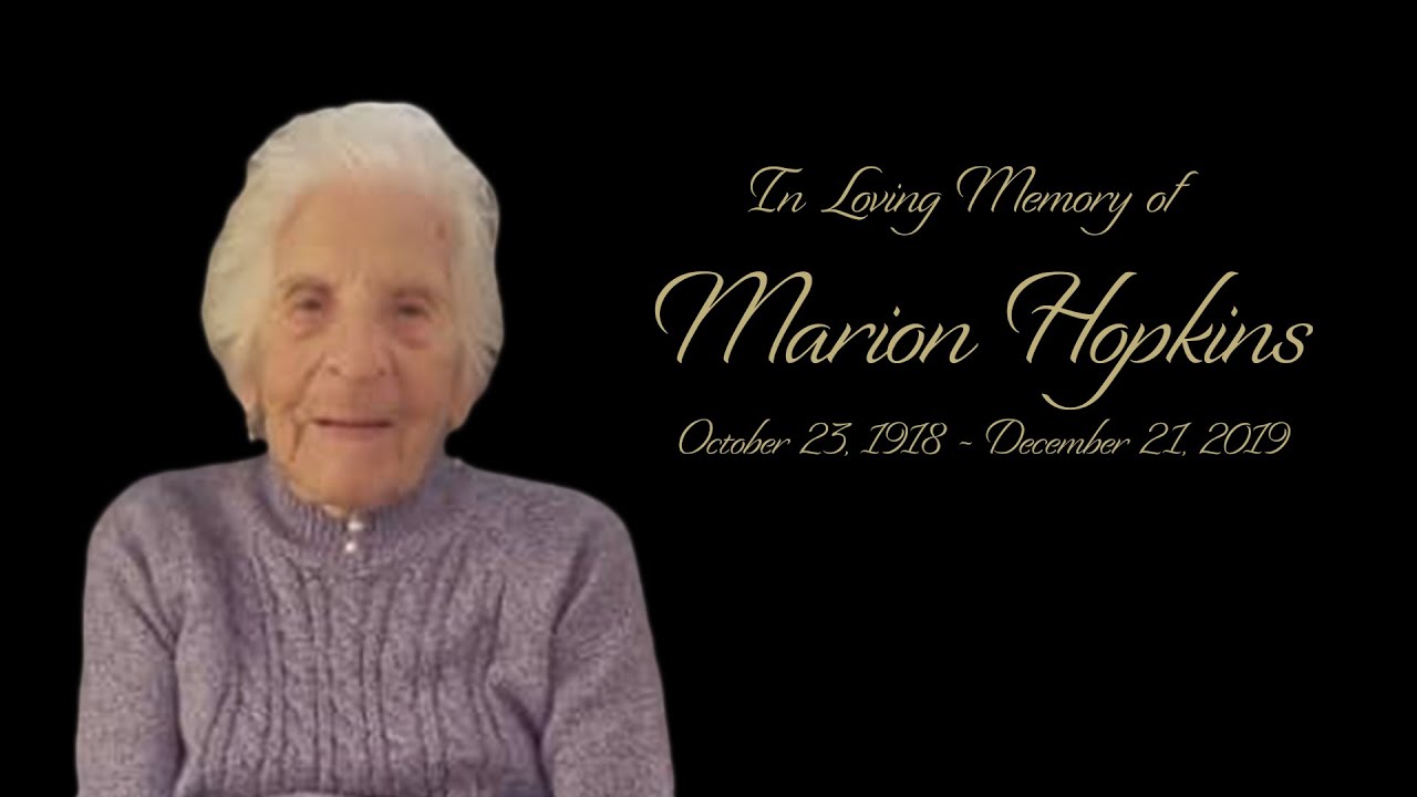 Marion Hopkins Tribute - YouTube