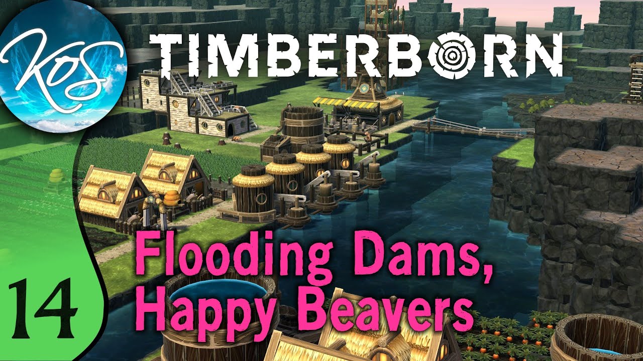 Timberborn - MASSIVE DAM FLOODING - Early Access, Let's Play, Ep 14 ...