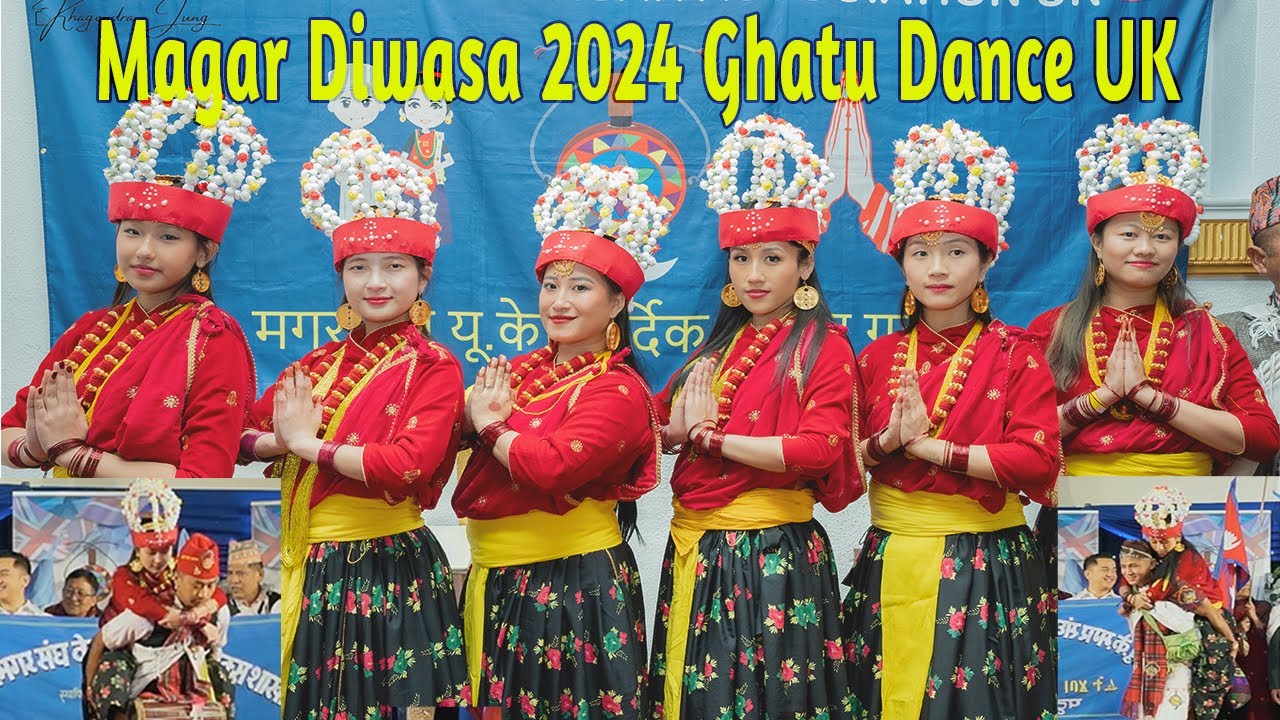 42nd Magar diwas/GHATU DANCE/from Magar sangh uk Wembley branch 2024 ...
