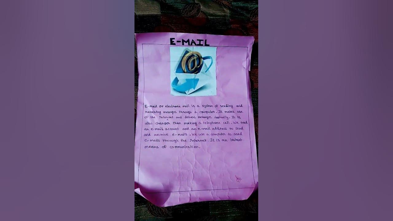 E MAIL Definition YouTube e-mail-definition-youtube