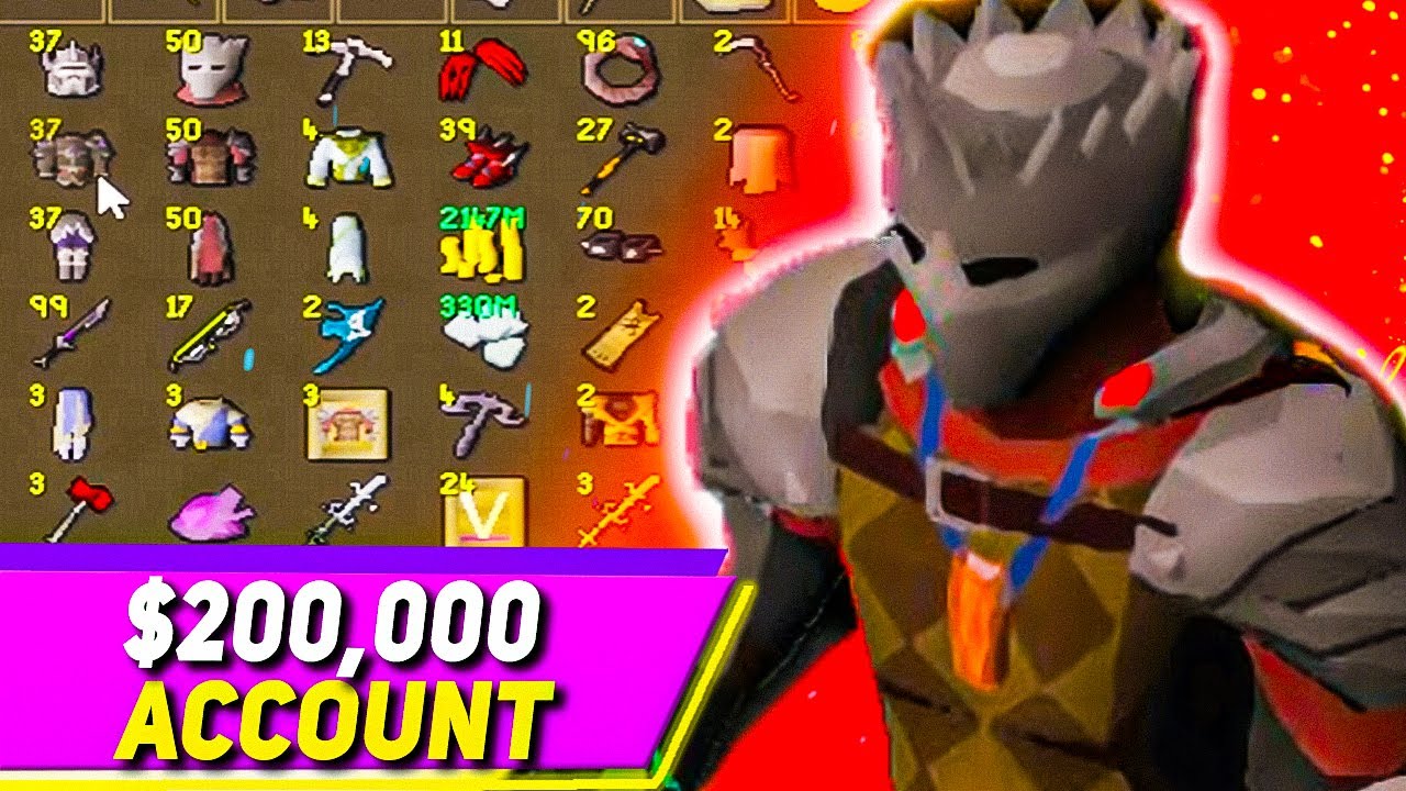 This Runescape Account is Worth $200,000 - YouTube