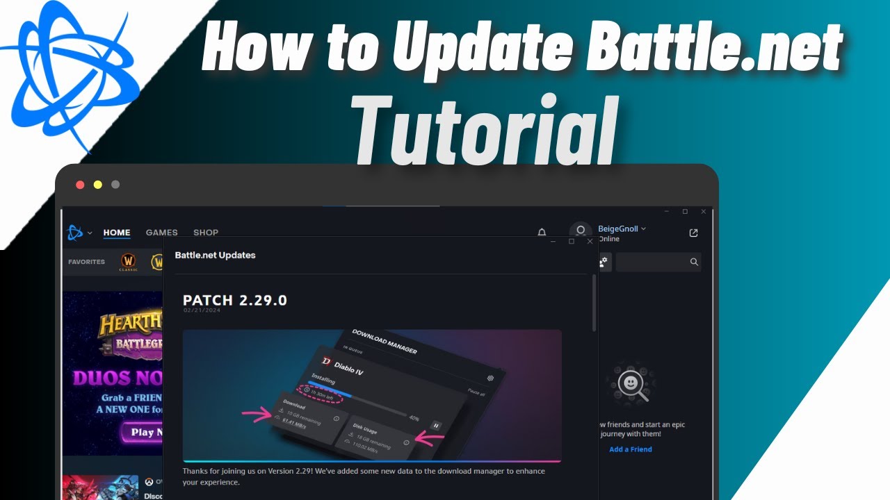 How To Update Battle.Net On PC/Laptop/Computer (2024) - YouTube