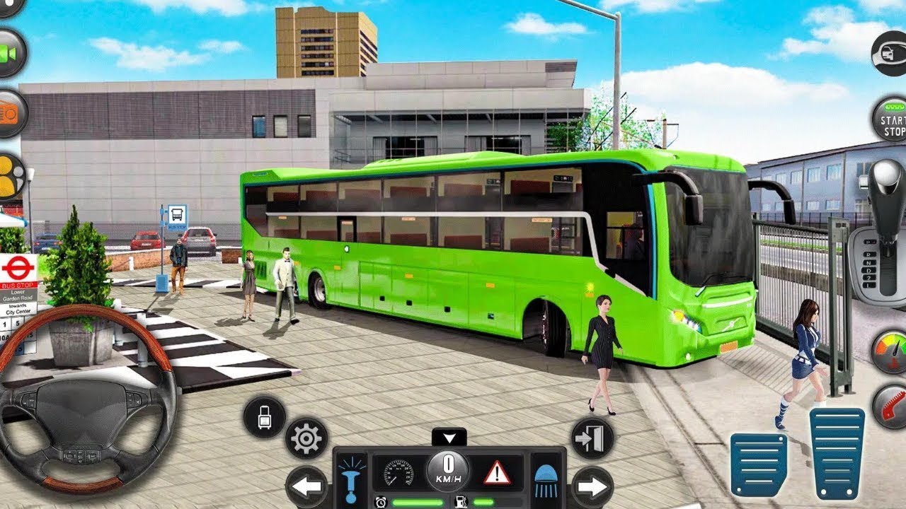 Bus Simulator City Bus Game Bus Driving Game Gameplay#1 - YouTube