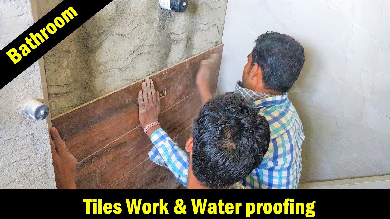 Bathroom Tiles Work and Waterproofing A2Z Construction Details - YouTube