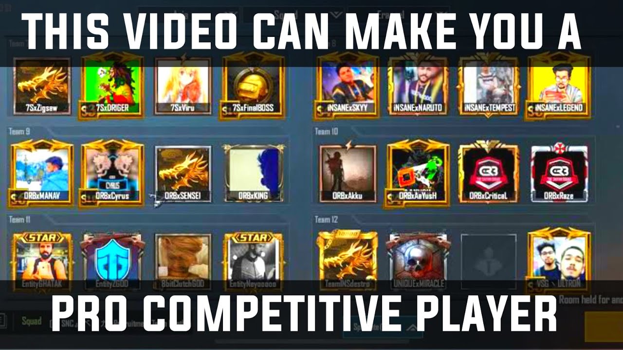 THIS VIDEO CAN MAKE YOU A PRO COMP PLAYER | PUBG MOBILE - YouTube