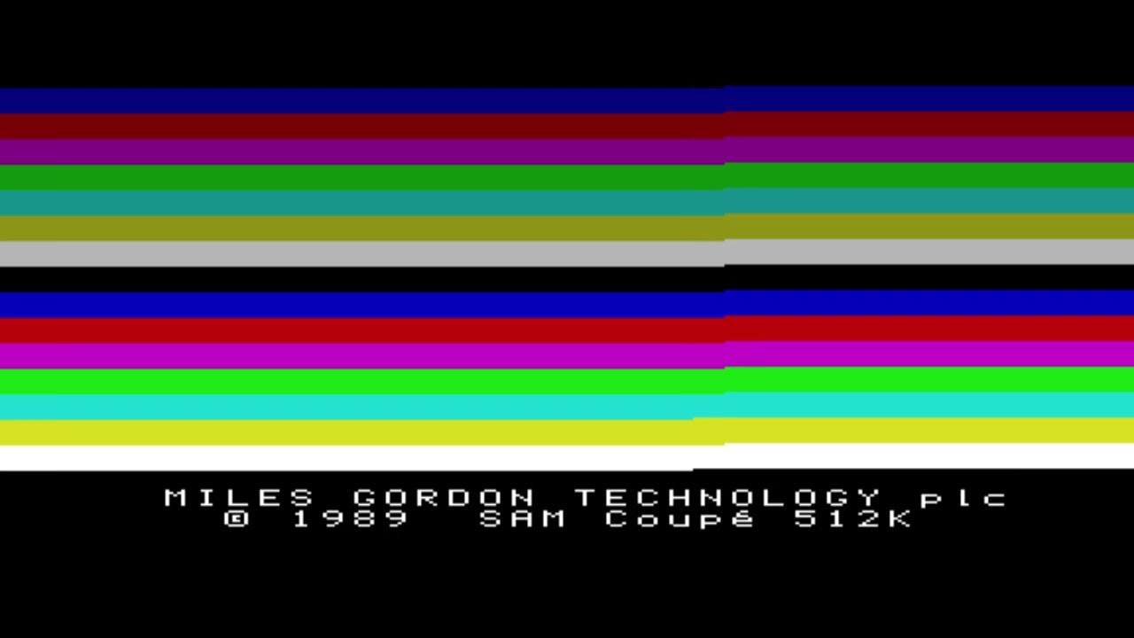 Miles Gordon Technology SAM Coupé (BIOS v1.3) - YouTube