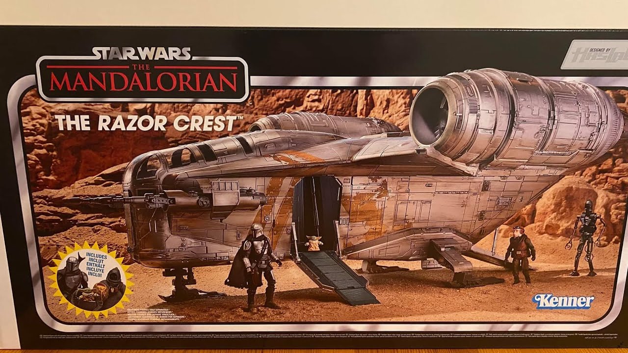 Star Wars The Vintage Collection The Razor Crest Diorama Display - YouTube