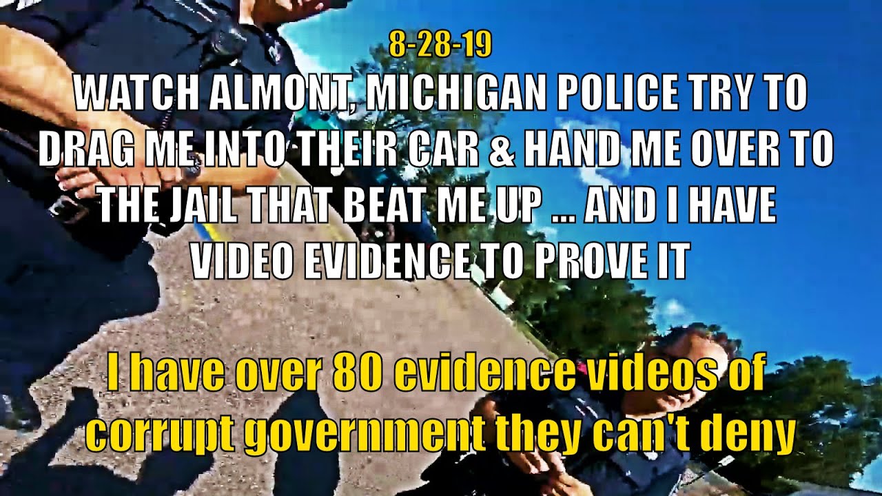 ALMONT, MI POLICE TRY TO HAND ME OVER 2 MACOMB COUNTY WHERE JAIL GUARDS ...