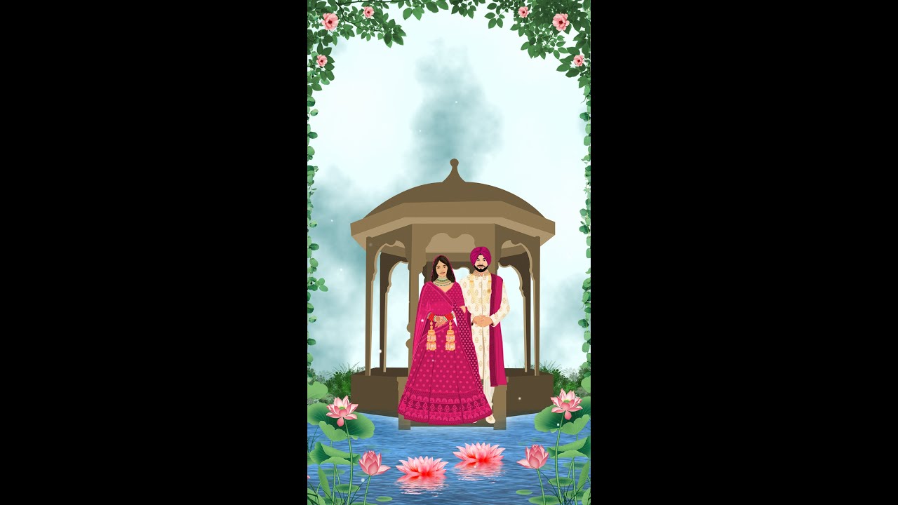 wedding card invitation ️ | Animated wedding card | Digital Wedding ...