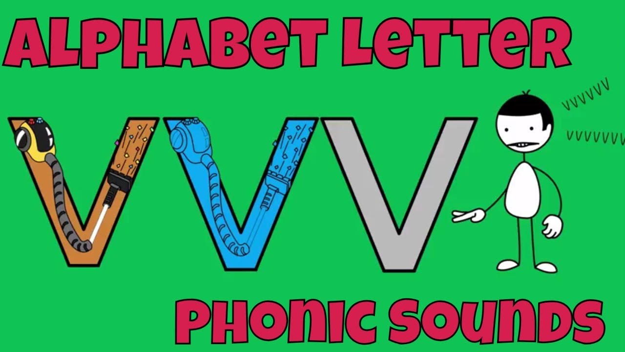 Alphabet Letter Phonic Sounds V - Easy Kids Songs - YouTube