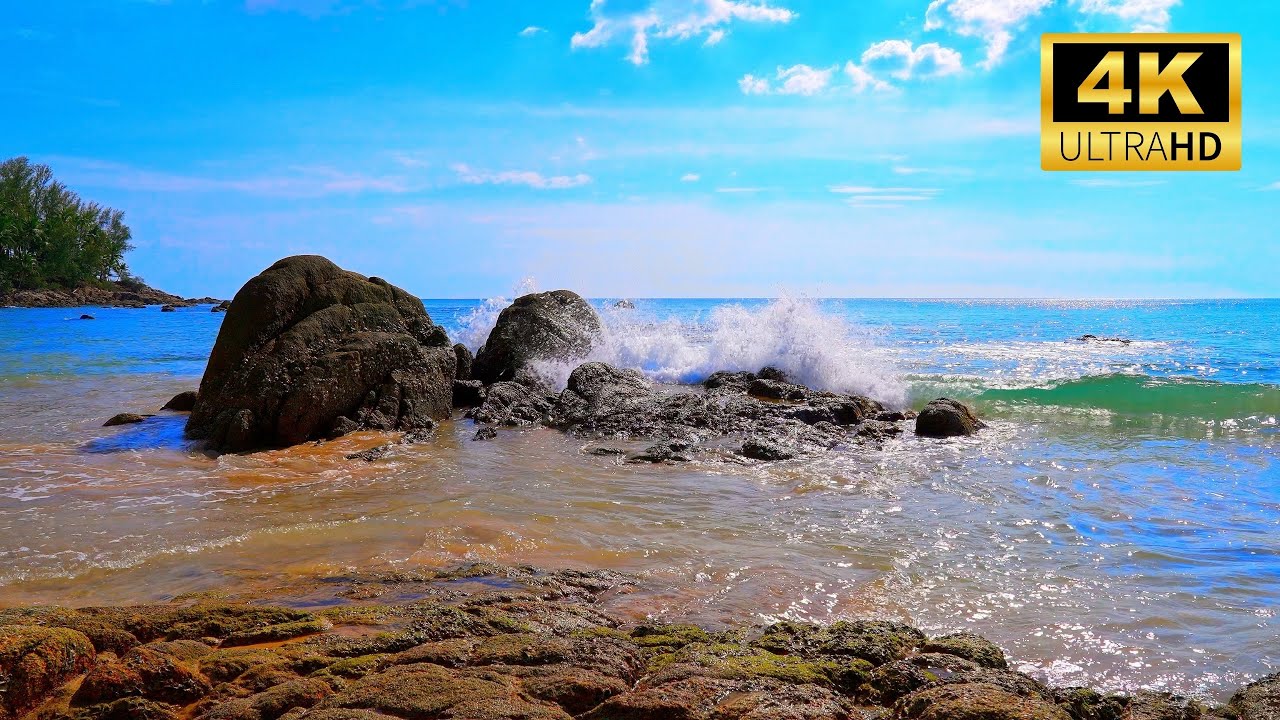 🌊 Relaxing Ocean Waves and ASMR Sleep for Sleep and Calmness | 4K - YouTube