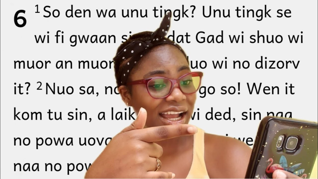 TRYING TO READ THE JAMAICAN CREOLE BIBLE | PATOIS |Tashana Campbell ...