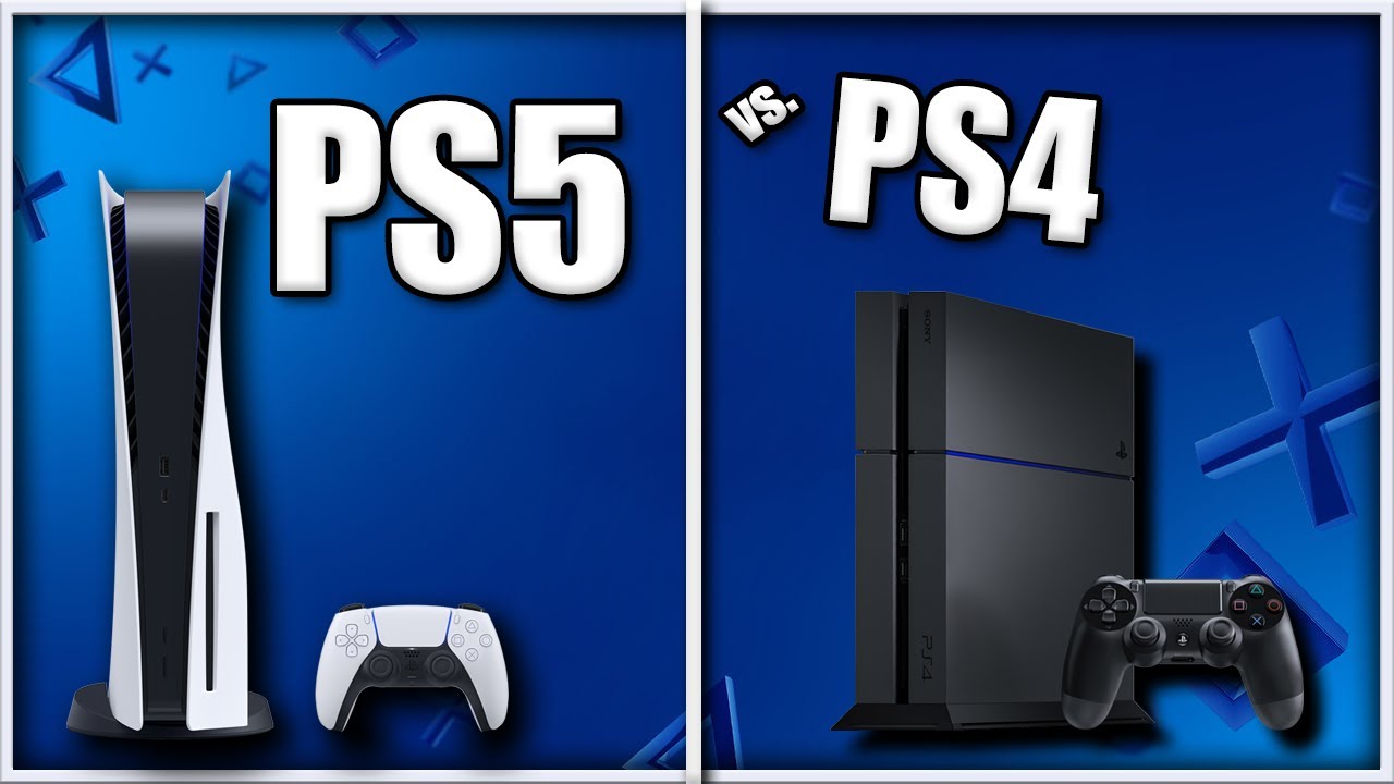 PS5 vs PS4: COMPARISON Side by Side - YouTube