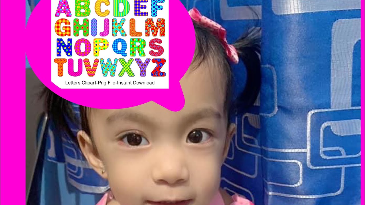 LETTER RECOGNITION #4 (Chesca @ 1 year old and 10 months) - YouTube