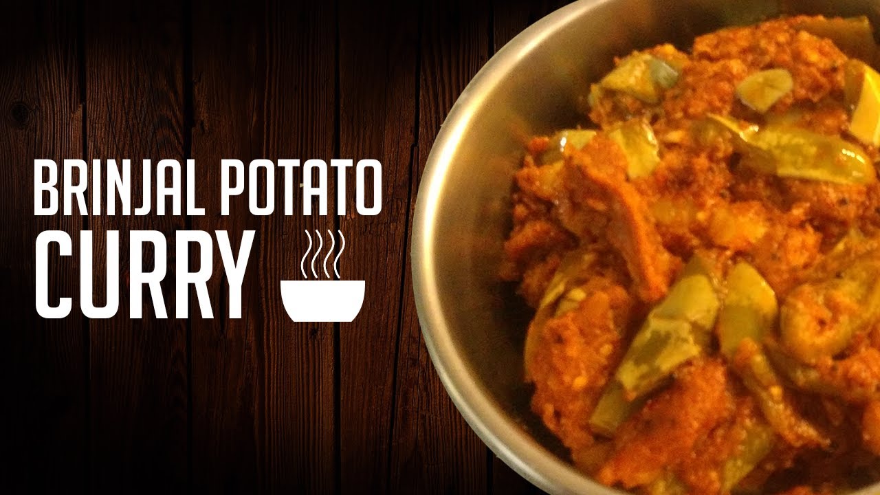 Brinjal Potato Curry recipe/ Yengai palya recipe - YouTube