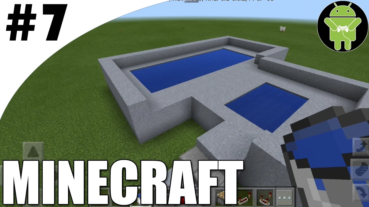 MINECRAFT BUILDING OLYMPIC SWIMMING POOL GAMEPLAY ANDROID #7 - YouTube