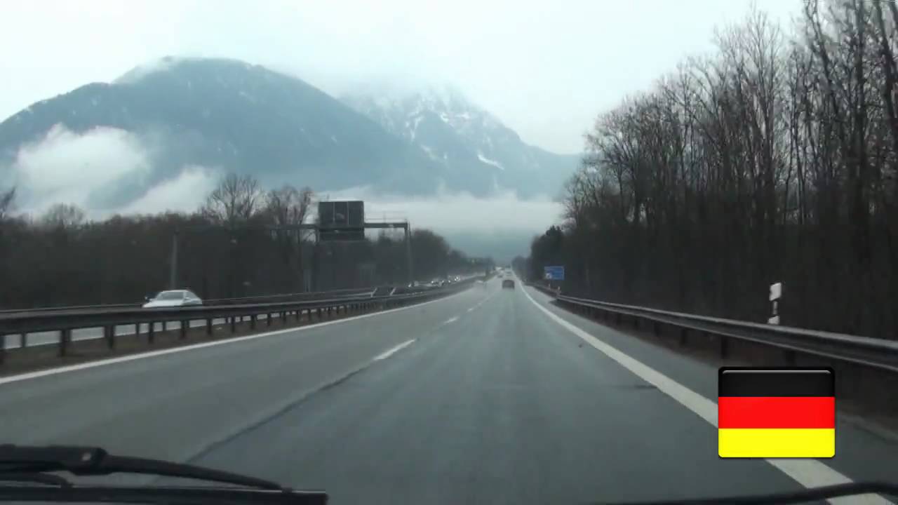 Salzburg - Innsbruck autobahn - German part - YouTube