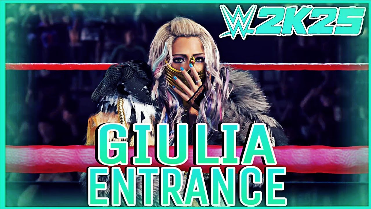 WWE 2K25 - Giulia Entrance - YouTube