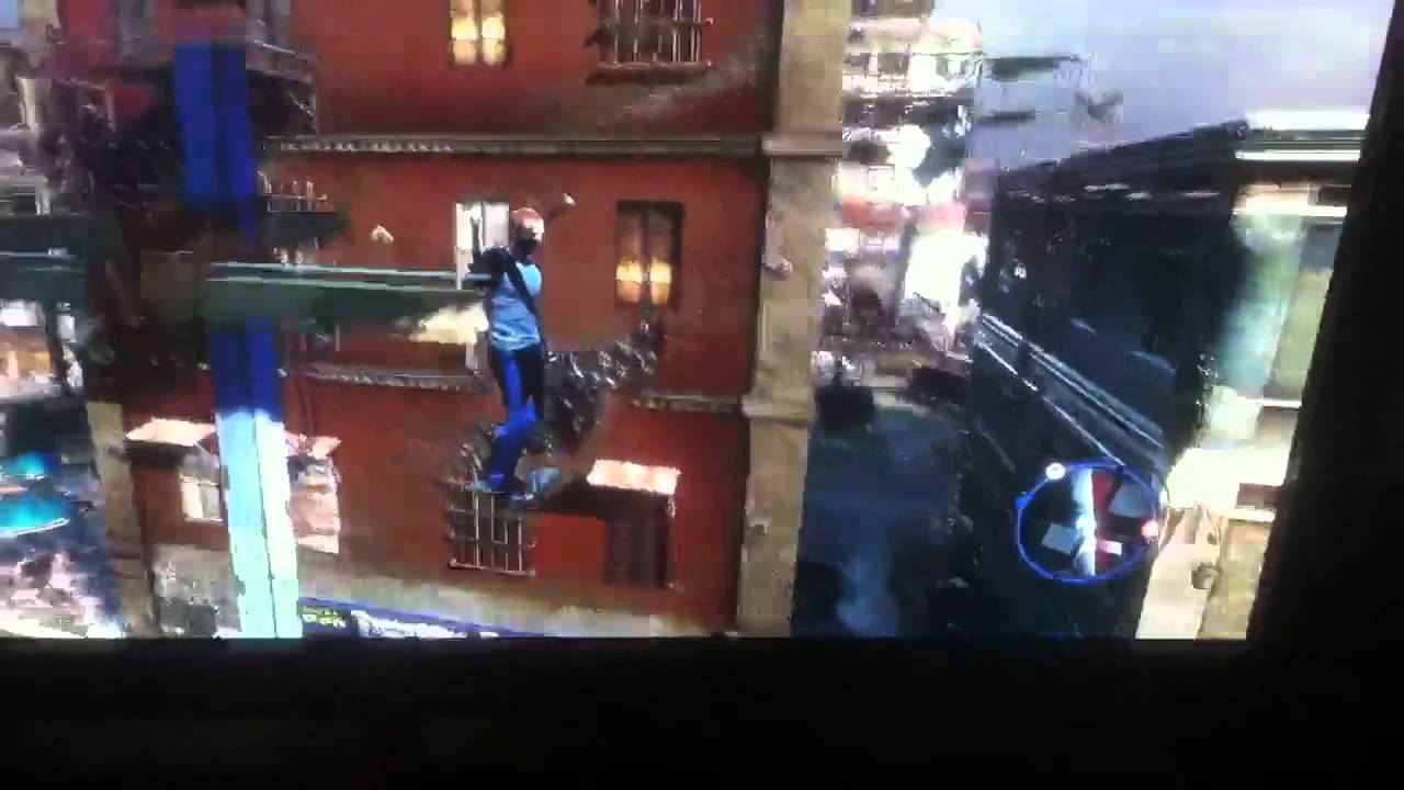 inFAMOUS 2 standing on dead drop bird - YouTube