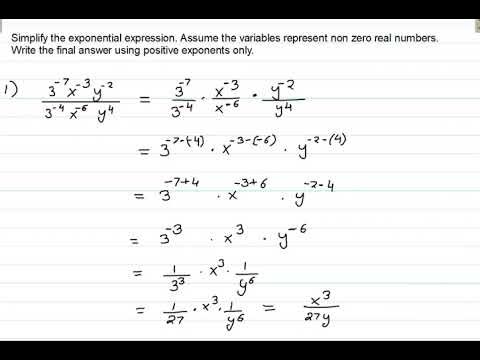 Simplify complex exponential expressions - YouTube