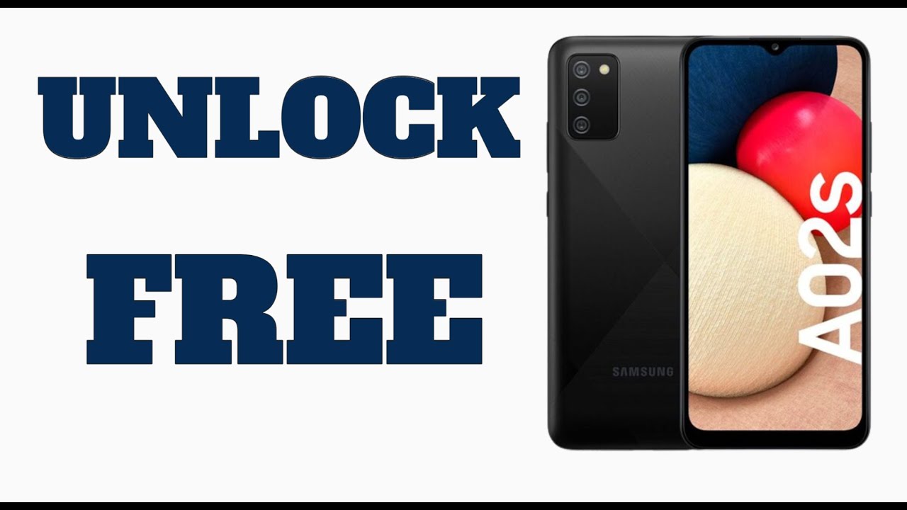 How to unlock Samsung Galaxy A02s - YouTube
