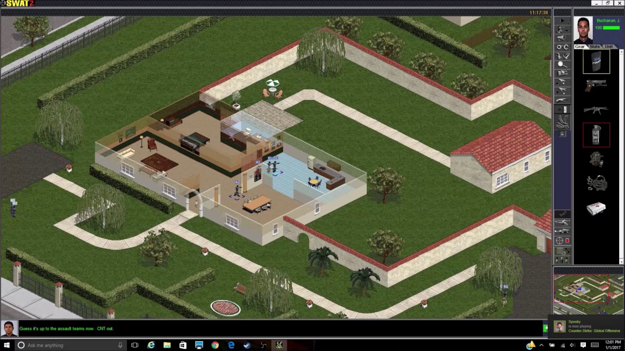 SWAT 2 Gameplay! Mission 2! Barricaded Suspect and Hostage! - YouTube