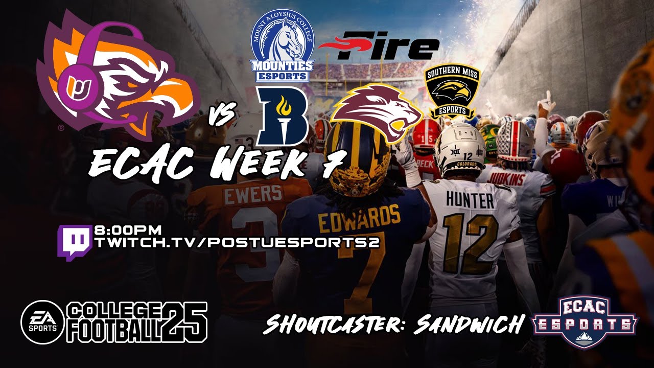 College Football ECAC Week 7 Spring 2025 - YouTube